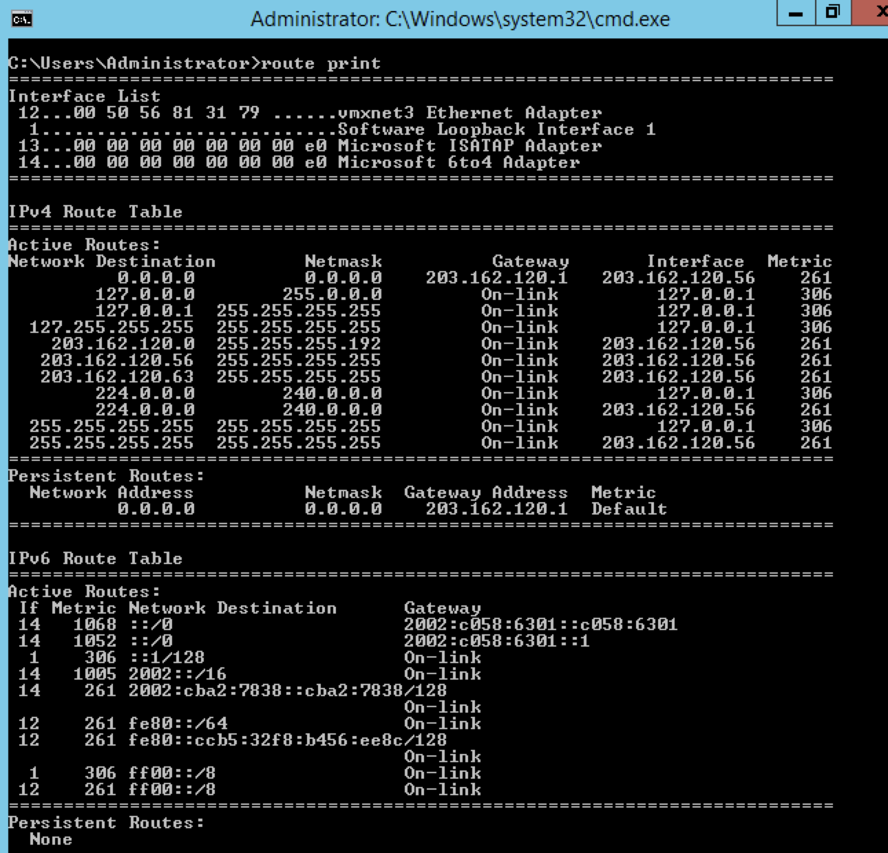 » Kiểm tra bảng định tuyến Routing Table (Windows và Linux)